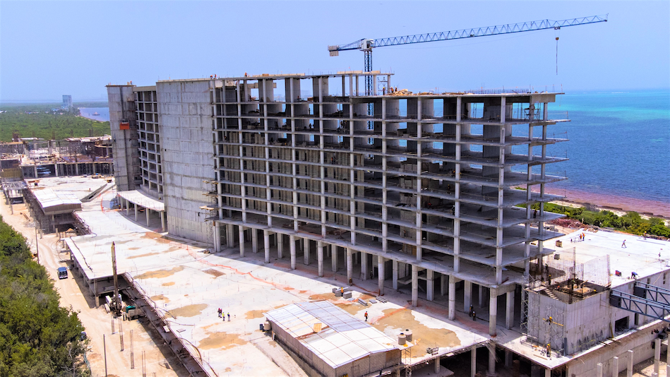 La Capital | Innovador Concreto Agiliza Construccion De Mega Hotel En Cancun