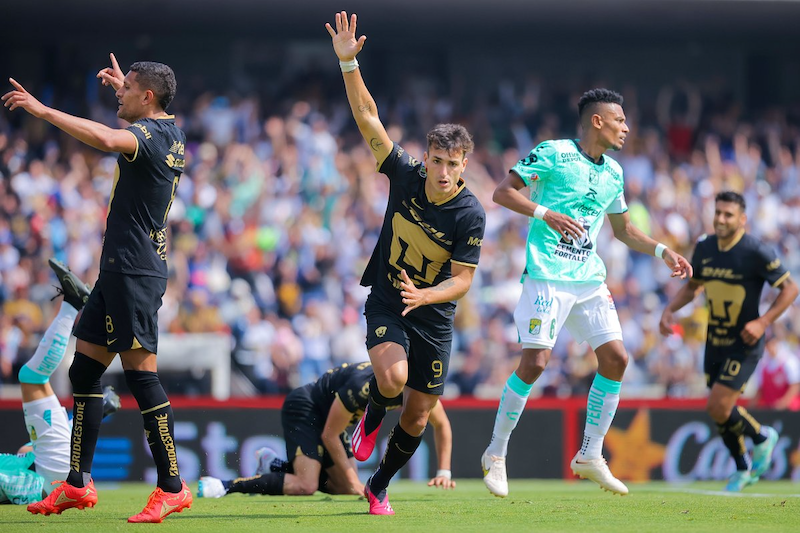 La Capital | Pumas Gusta Gana Y Golea A Leon