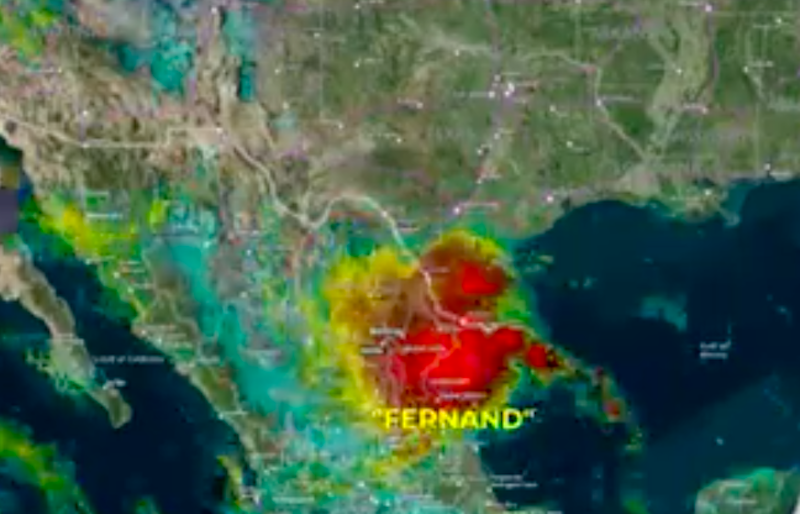 La Capital | Tormenta Tropical Fernand Toca Tierra En Tamaulipas